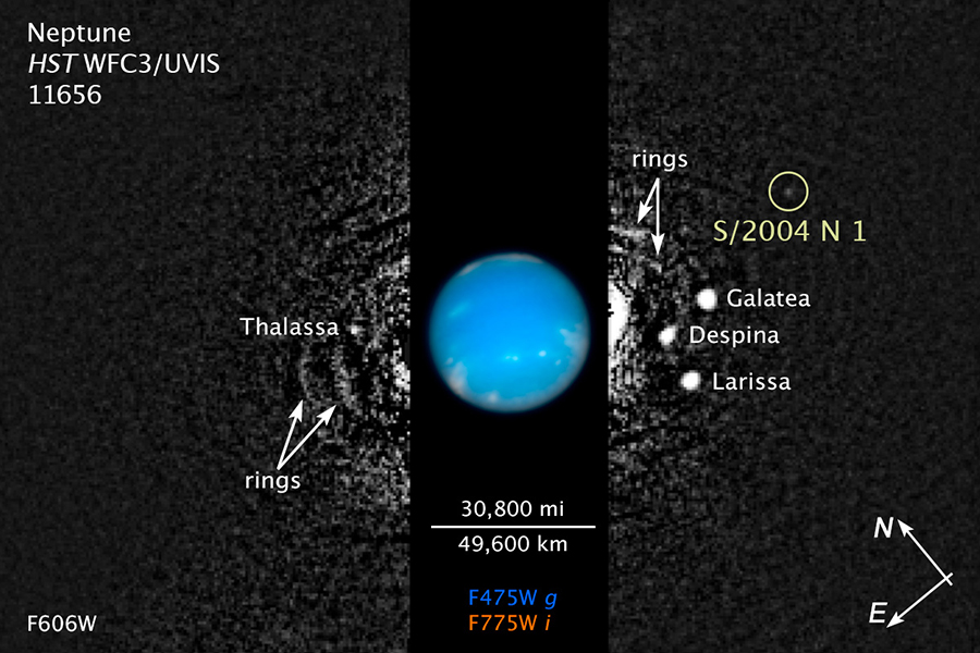 GOASA (Blog): Telescópio Hubble descobre nova lua de Netuno