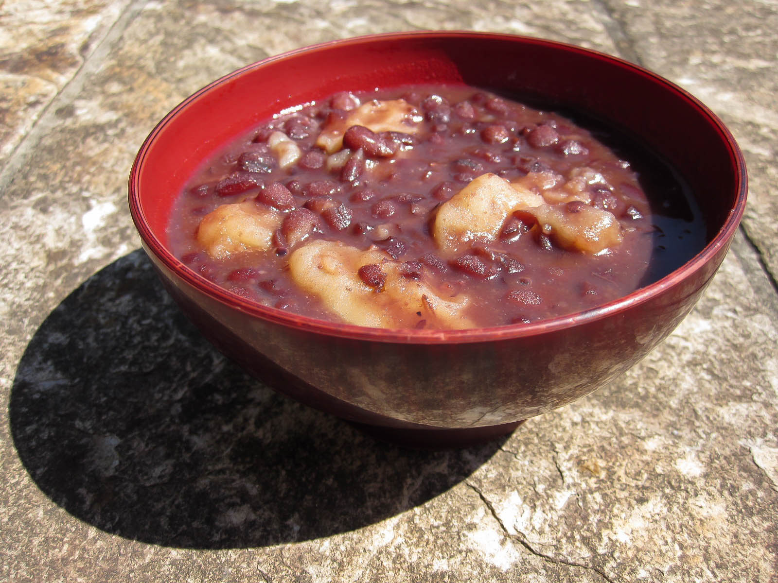 kafka na praia: Shiruko / Zenzai (sopa doce de feijão azuki)