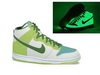 Glow In The Dark Nikes/Nike Dunk Shoes High Glow in the Dark Glowing ...