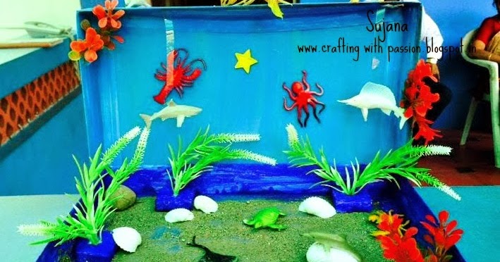 Crafting With Passion: Recycled Under-Sea School Project