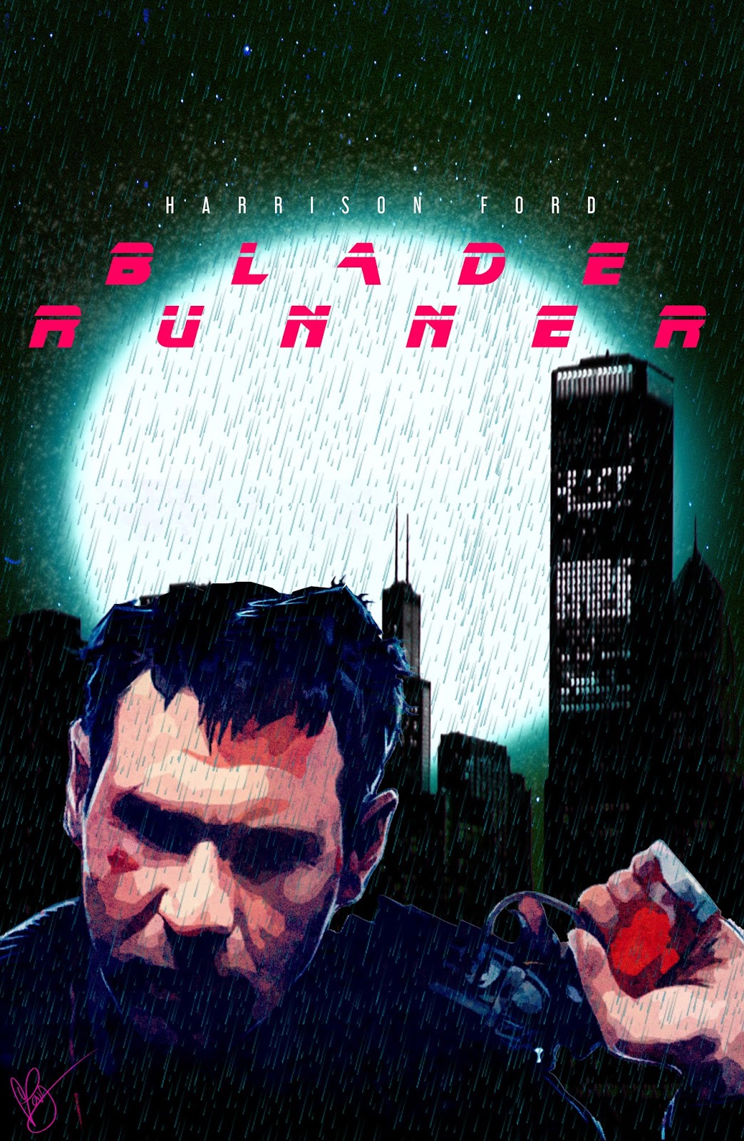 Blade Runner Neo-Noir Poster - [C:P ART]
