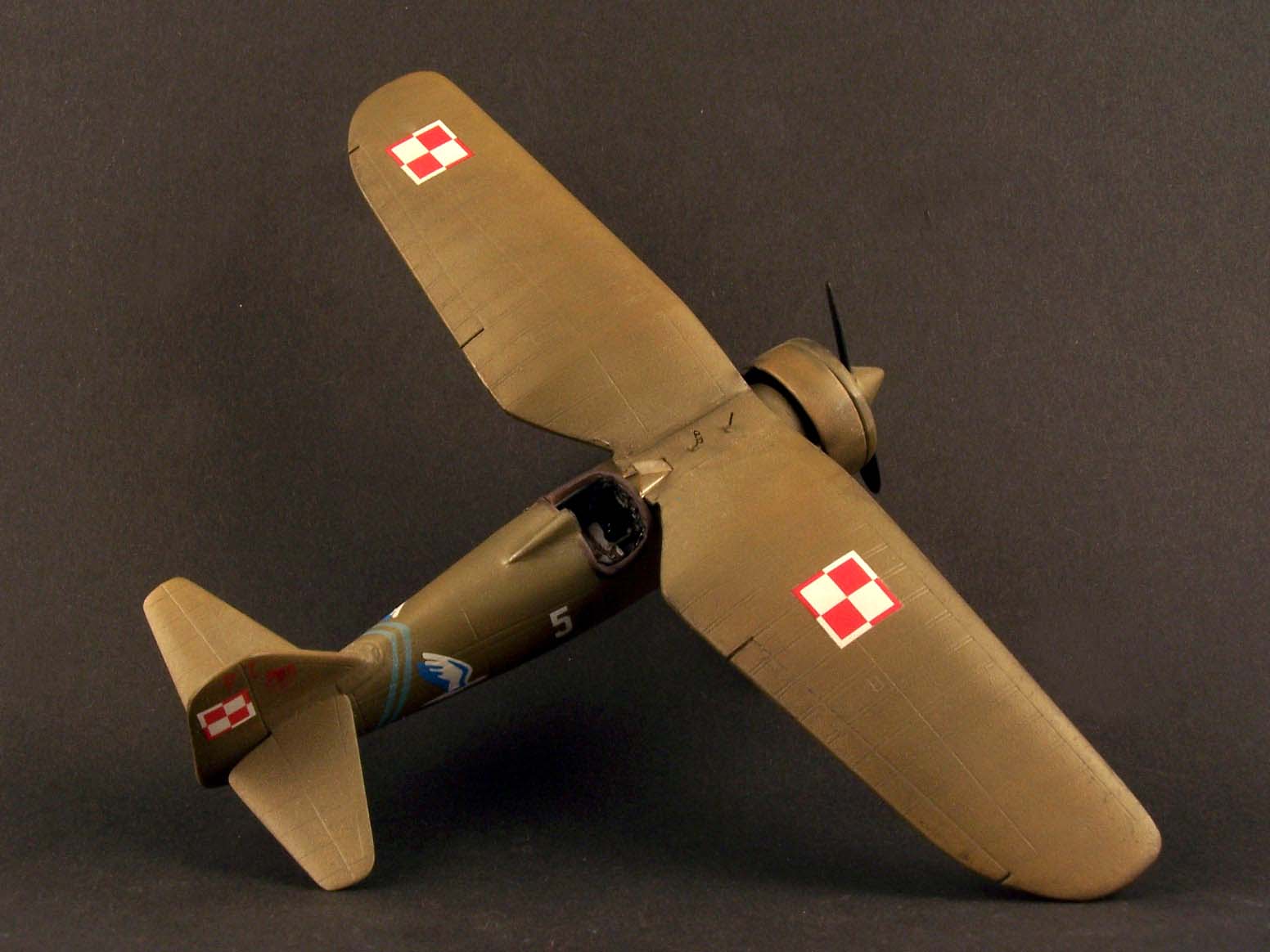 Modele z Szachownicą: PZL P.7a (2003 rok Wrzesień '39 # 1)