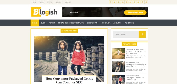 Darmowe Szablony na Bloggera | Blogspot 2023 - 2024