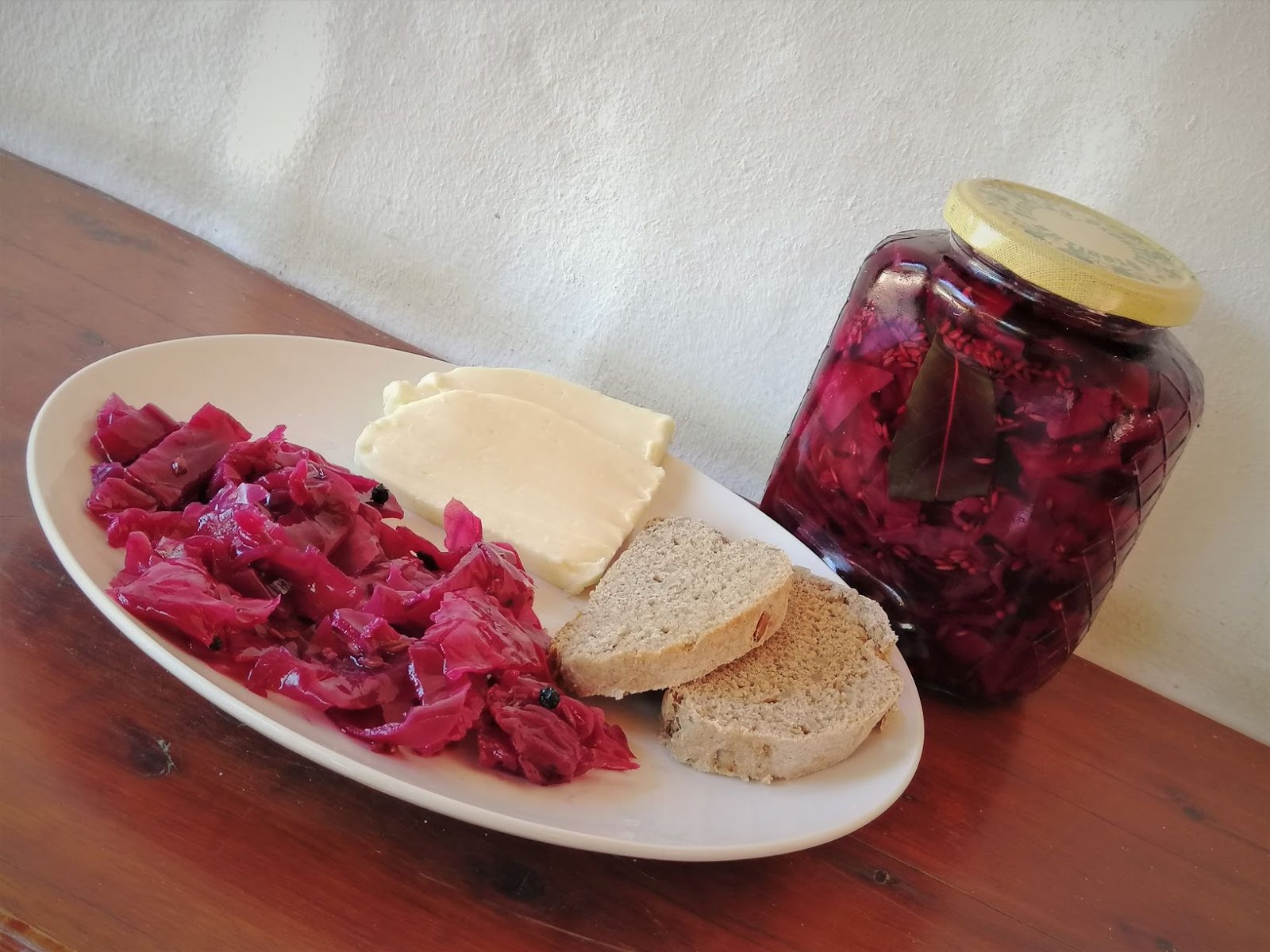 Repollo colorado en vinagre