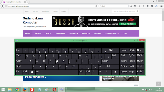 Daftar Shortcut Di Mozilla Firefox