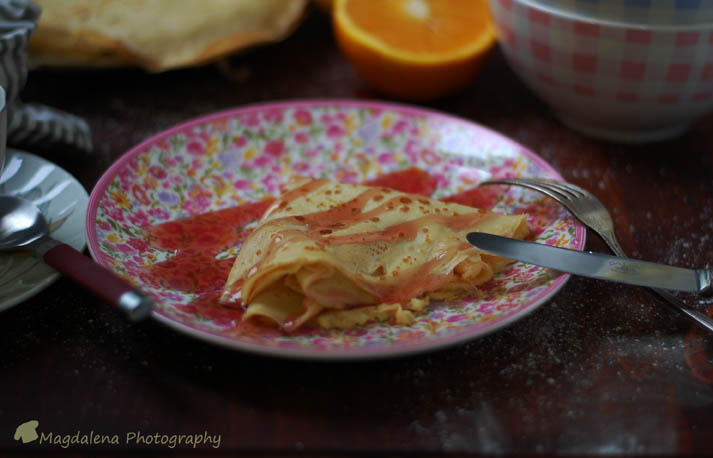 CRÊPES DE NARANJA - Magdalena, cocina y más