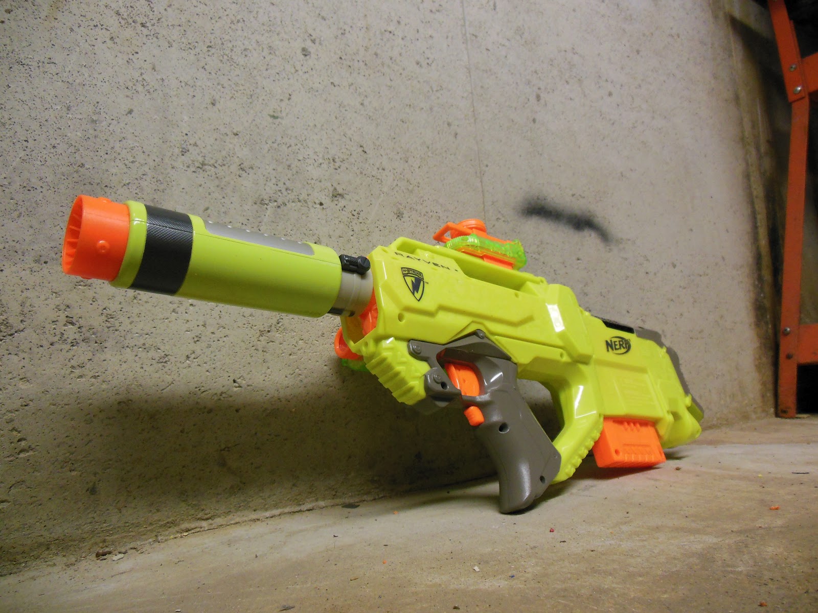 Lasagna678 Nerf Mods: Lime Green Rayven Accessories