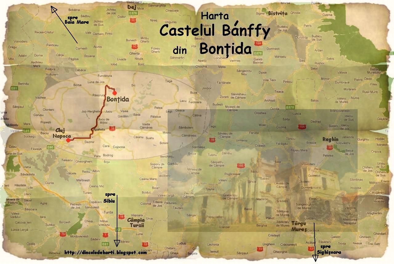 undeva la mijloc: Castelul Bánffy de la Bonțida