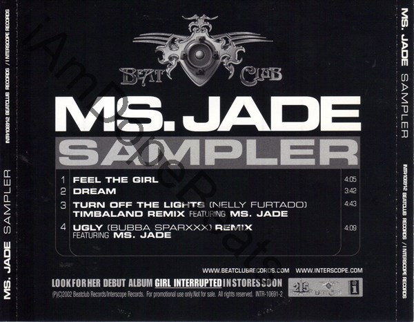 iAmDopeBeats Catalog: Ms. Jade - Ms. Jade Sampler [CD]