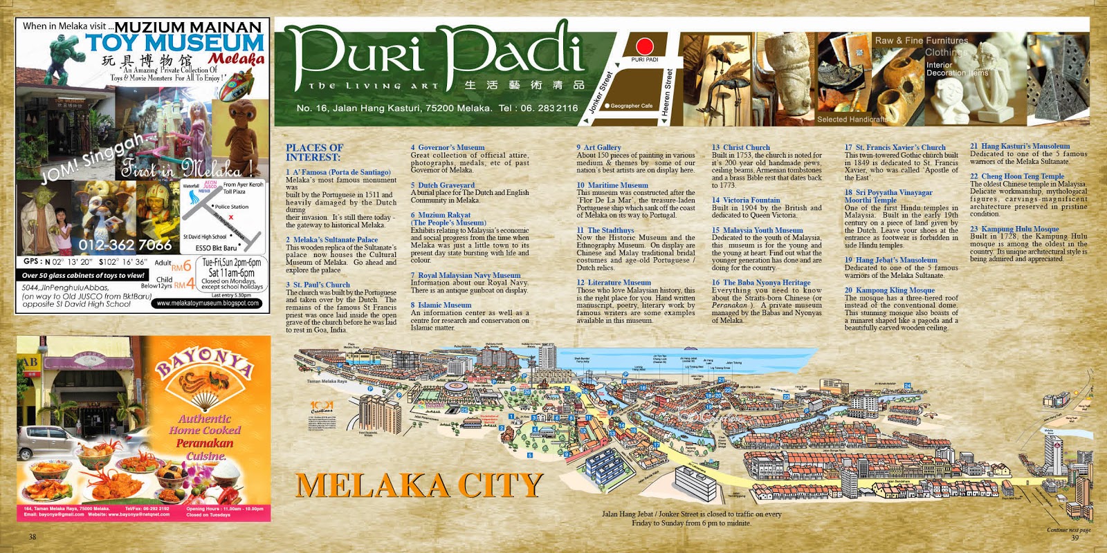Melaka Street Map 2014/2015