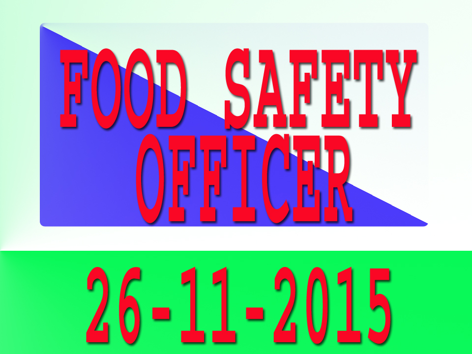 FOOD SAFETY OFFICER FOODSAFTY SOLVED PAPER 2015 EXAMCHOICES IN food-safety-officer-foodsafty-solved-paper-2015-examchoices-in