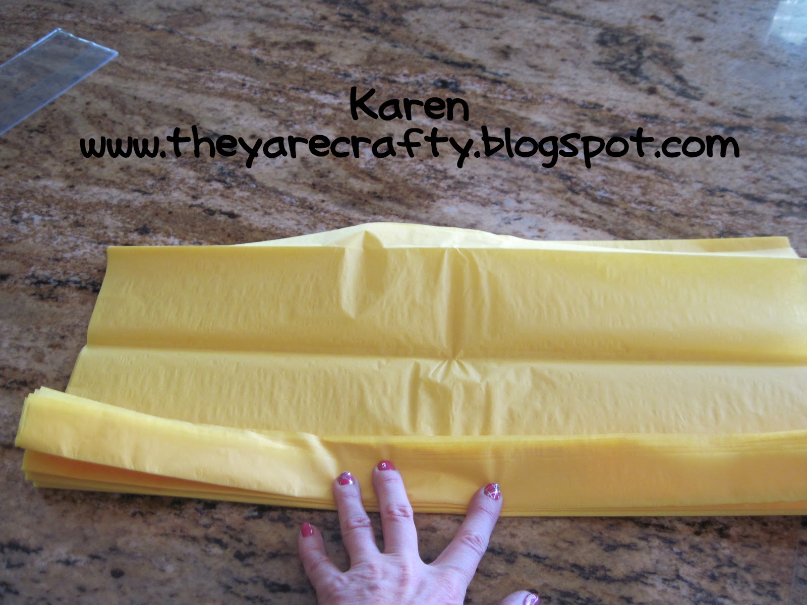 They Are Crafty: Tissue Paper Balls