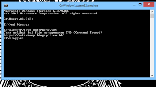 cara melihat isi file menggunakan CMD (Command Prompt) | puterKomp blog