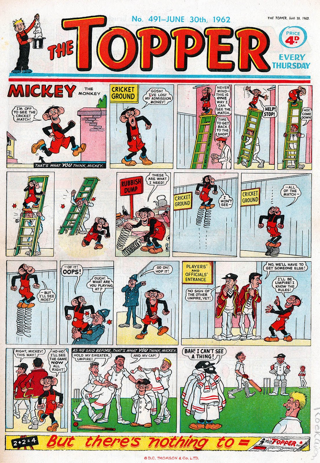 BLIMEY! The Blog of British Comics: This week in 1962: THE TOPPER