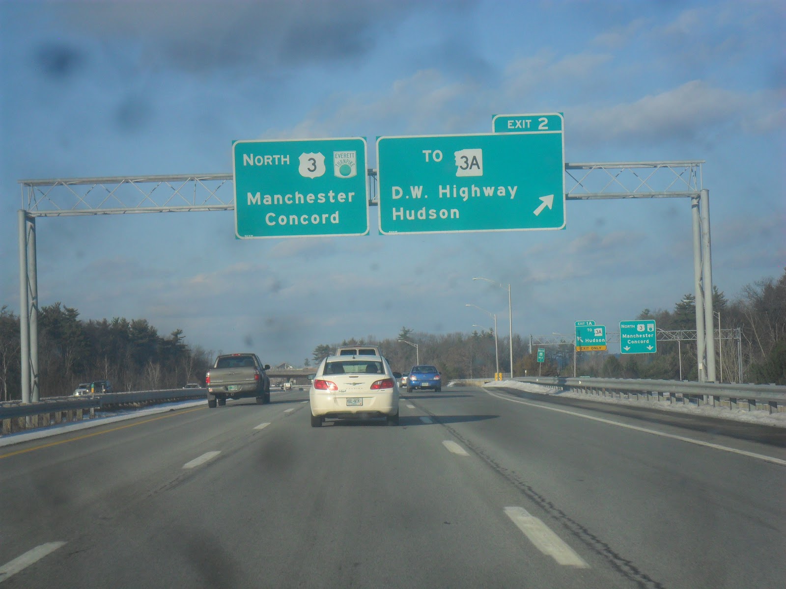 Luke's Signs: Rt. 3 - Massachusetts and New Hampshire
