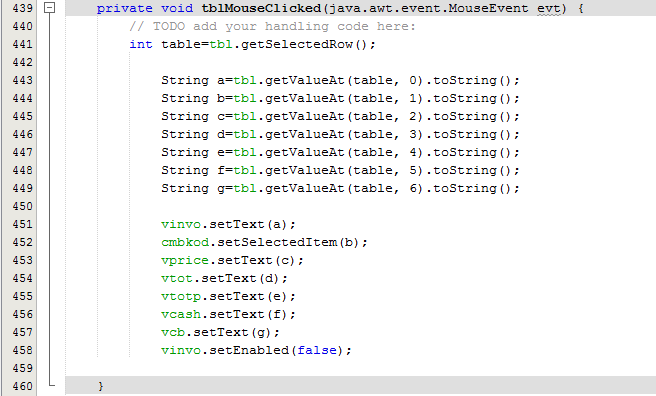 Membuat aplikasi java database menggunakan jtable,combo box dinamis,dan perintah SQL