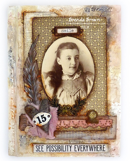 A Vintage Journey: Vintage Journal Cover - Tutorial