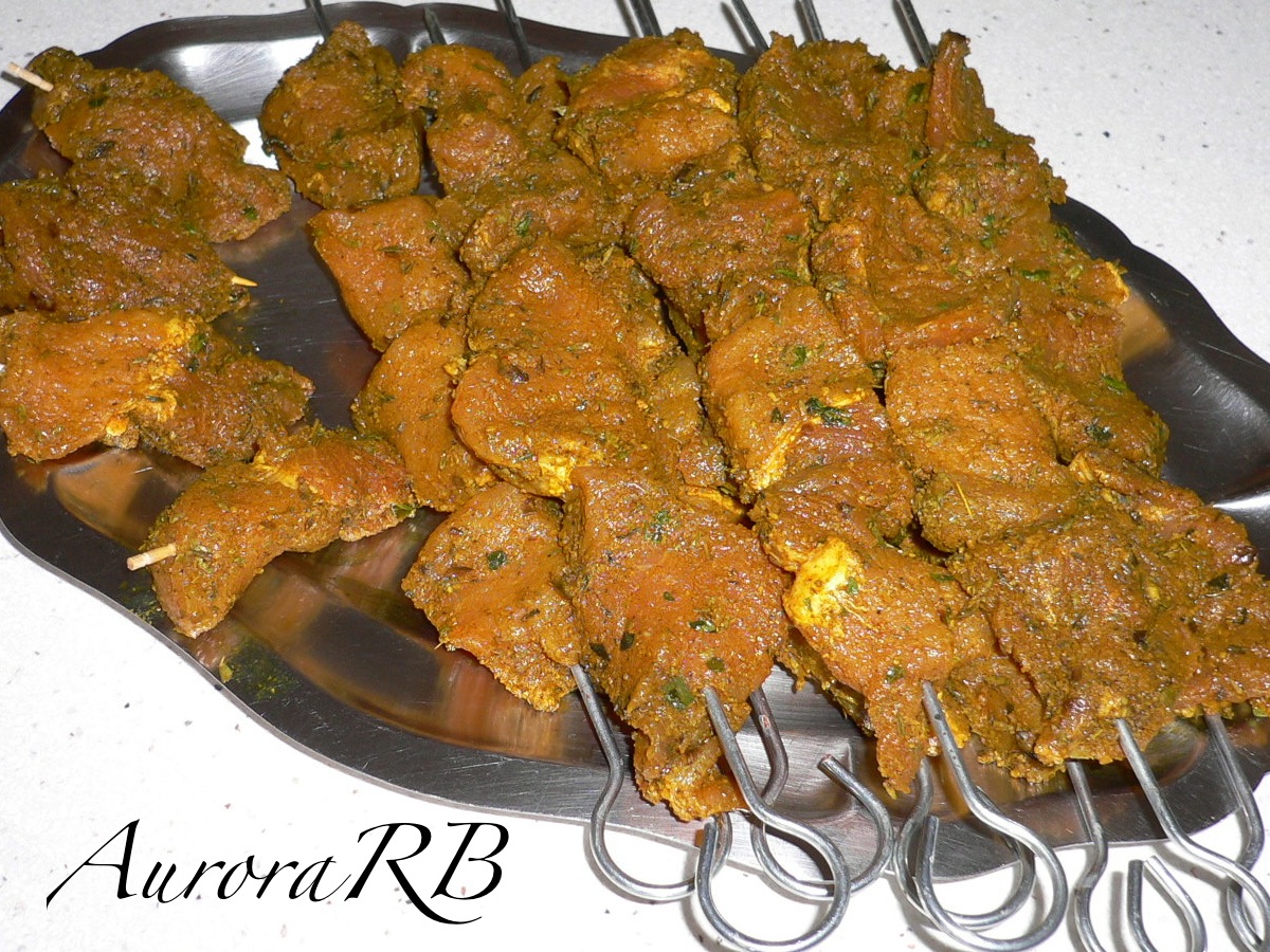 Las recetas de Aurora: Pinchitos de lomo de cerdo.