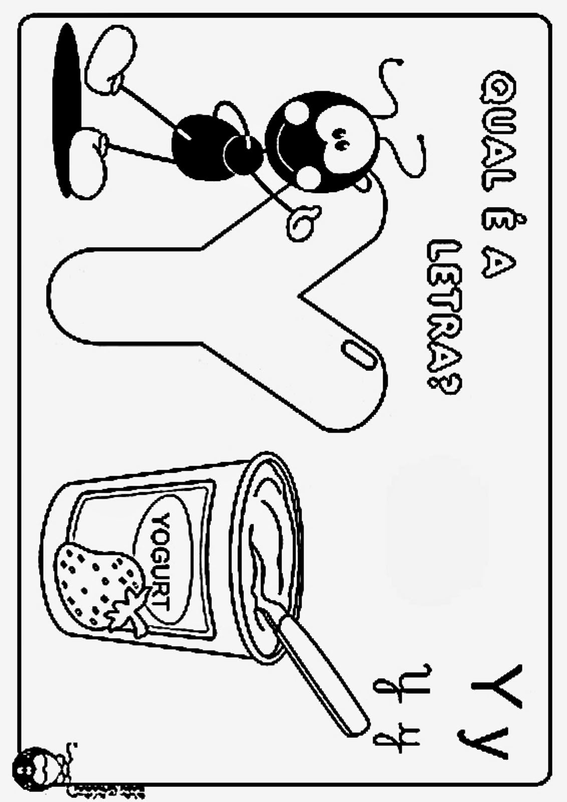 Pintando e Colorindo : Letras do Alfabeto para Colorir