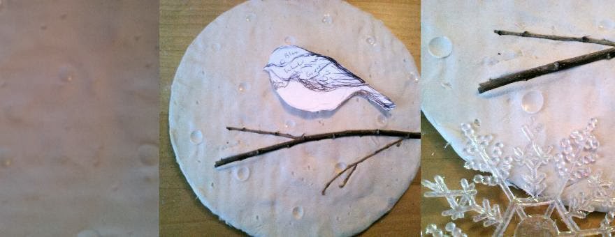 Creative Paperclay® air dry modeling material: Chickadee Winter Wall ...