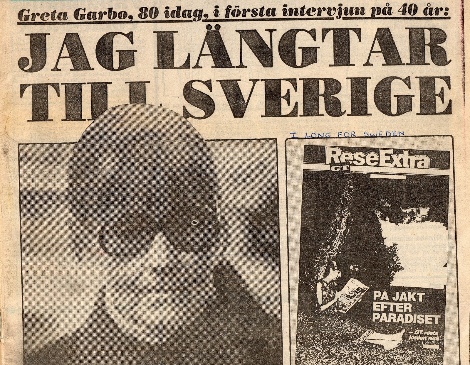 Eight Miles Higher: Greta Garbo: An Untold Story