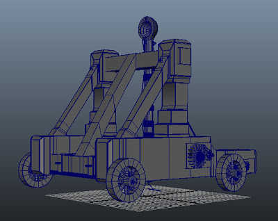 Portfolio Blog: Catapult (Maya Screenshots)