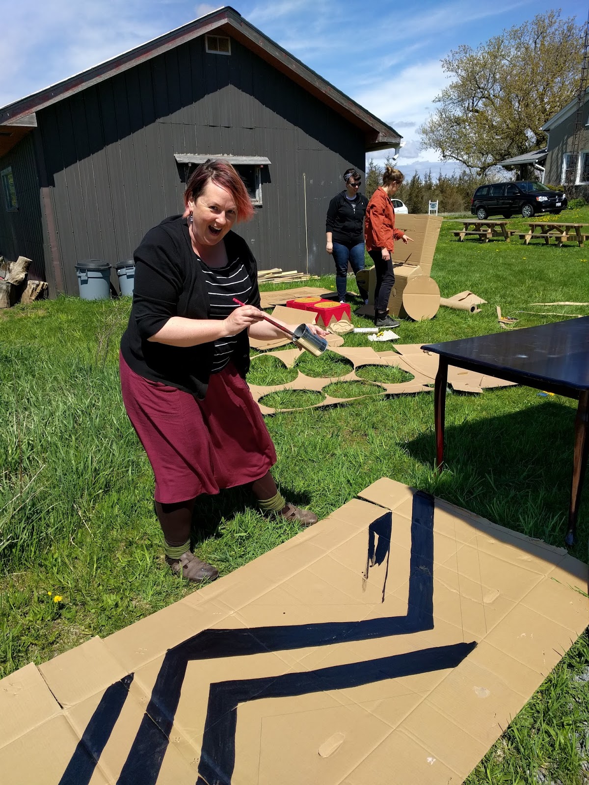 meet me at the silo: Cardboard Camp