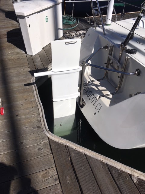 SV Hokulani: Emergency rudder