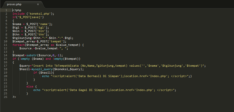 Form Input data CheckBox ke dalam Database MySQL dengan PHP Form Input data CheckBox ke dalam Database MySQL dengan PHP