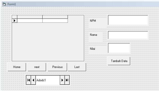Smart Office: Visual Basic : Membuat Form Tambah Data
