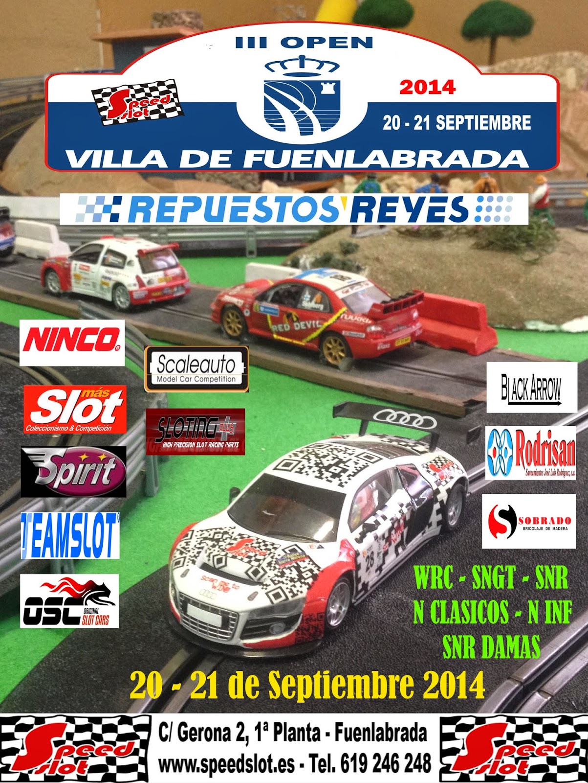 Más Slot Competicion: Open Rally 1/32 y 1/24 en Speed Slot Fuenlabrada ...