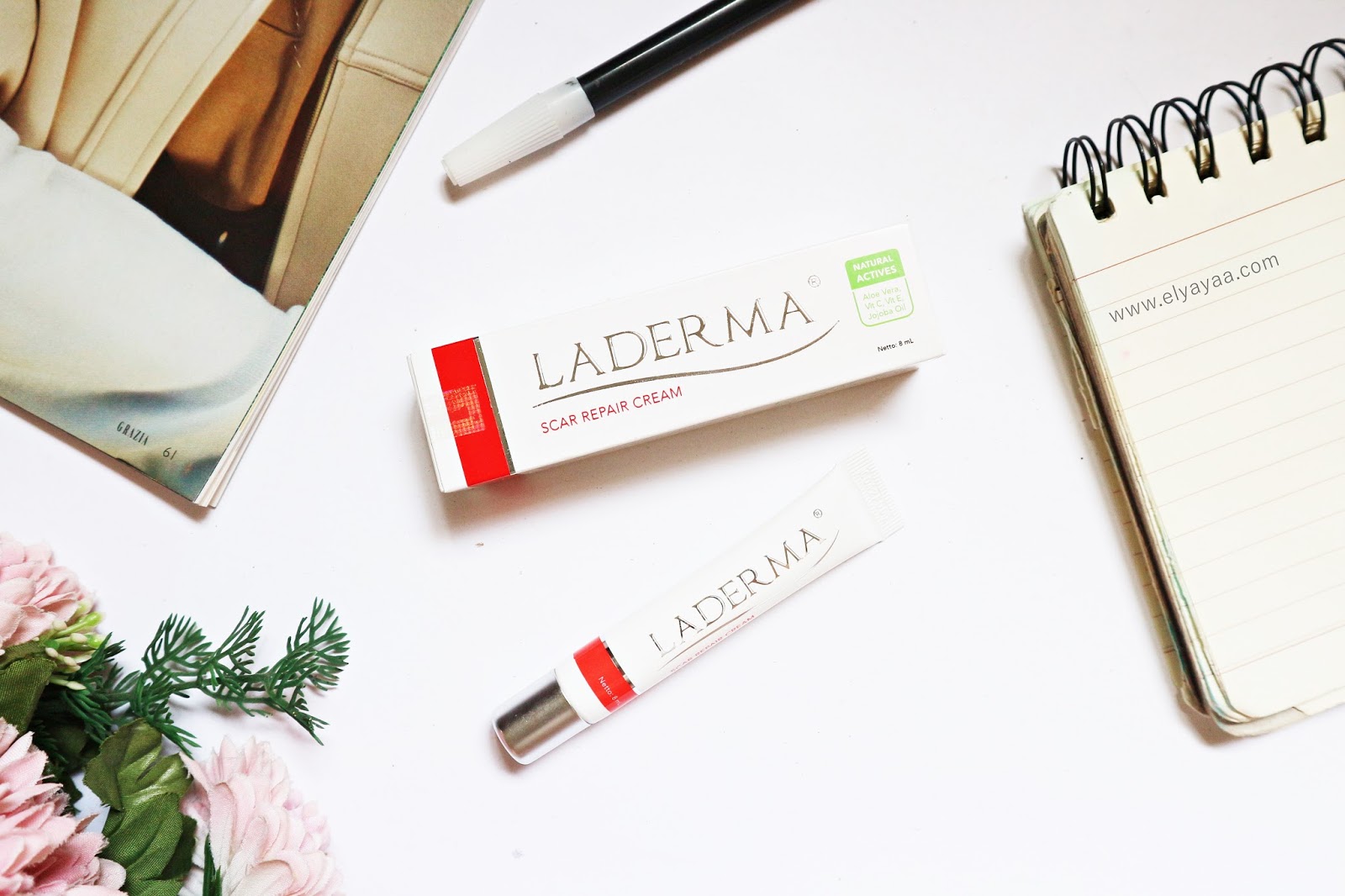 Review: Laderma Scar Repair Cream (Cream Penghilang Bekas Luka) - Ell's ...