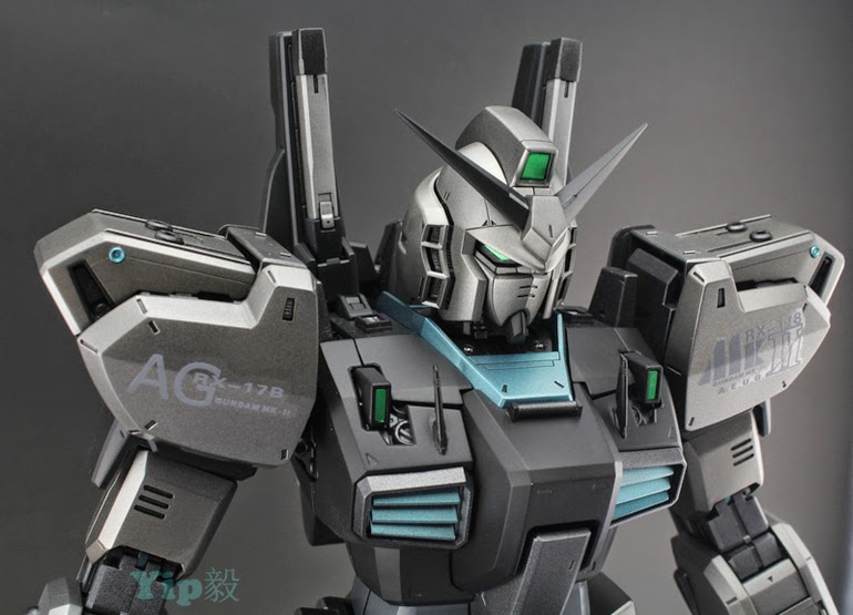 MG 1/100 RX-178 Gundam Mk. II "Silver Color Scheme" Custom Build