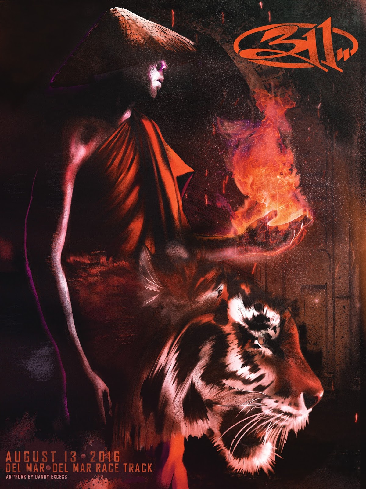 INSIDE THE ROCK POSTER FRAME BLOG: Danny Excess And Derek Hatfield 311 ...