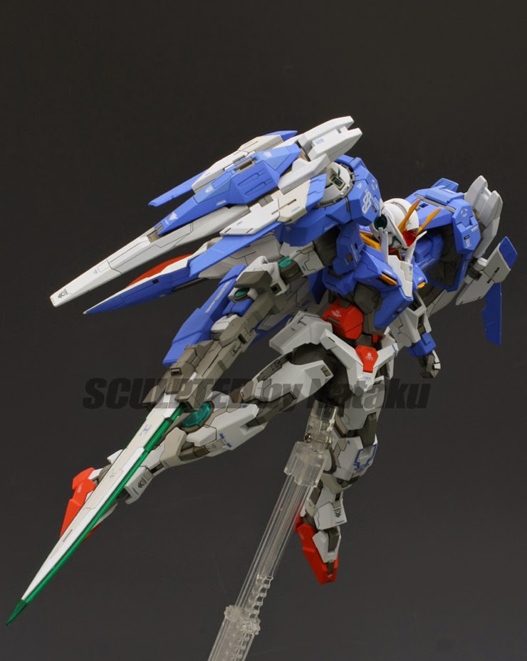 Custom Build: MG 1/100 00 Raiser + Seven Sword "Perfect Grade Detailing ...