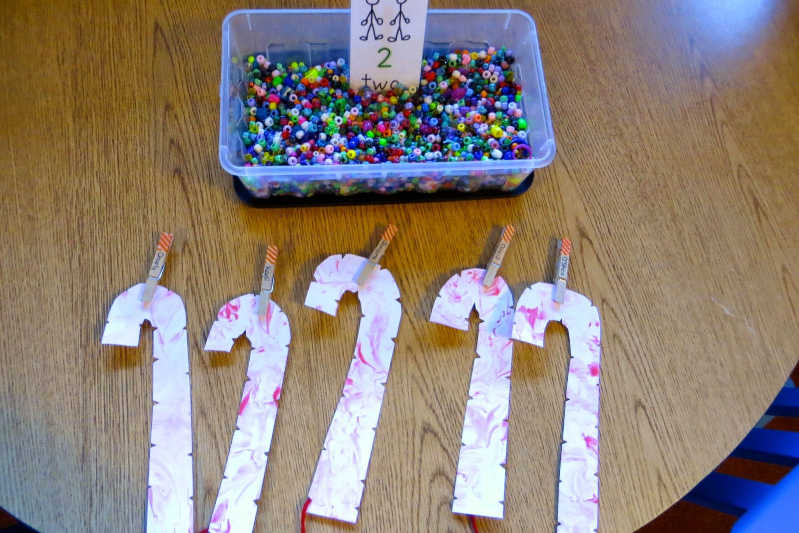 Ms. Sara's Preschool Blog: Learning Station - Wrapped Candy Canes