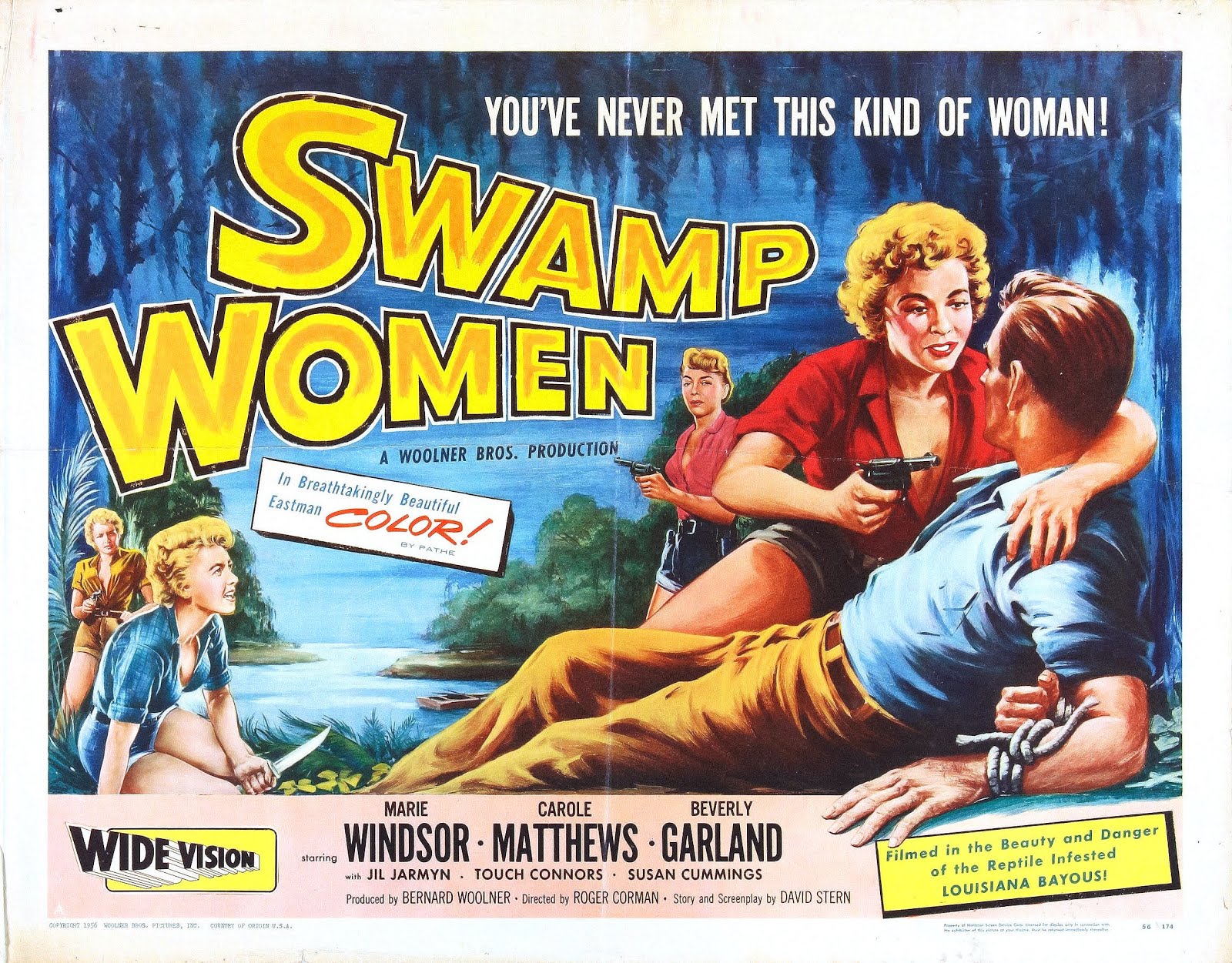 Obscure Video And DVD Blog: SWAMP WOMEN 1956 (TREELINE)