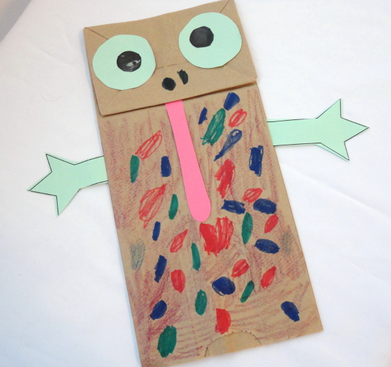 Nana Brown's: Paper Bag Puppet Monsters