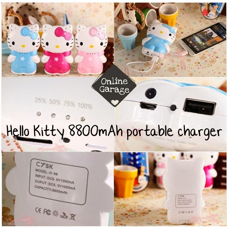 Online Garage: Hello Kitty 8800mAh portable charger