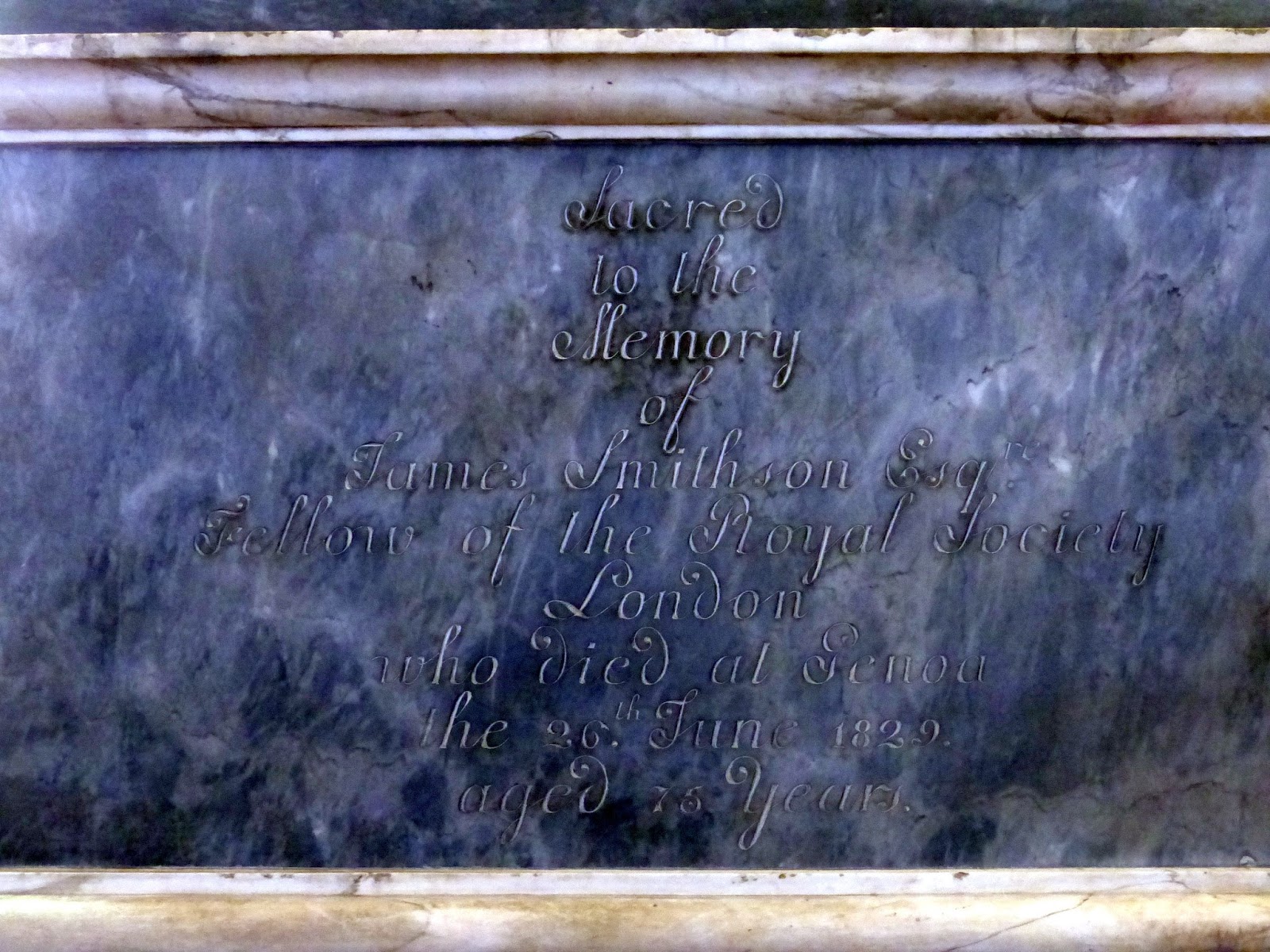 The Portrait Gallery: James Smithson