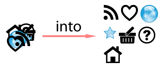 Scripting Illustrator: Distribute Stacked Objects to a grid (sort of...)