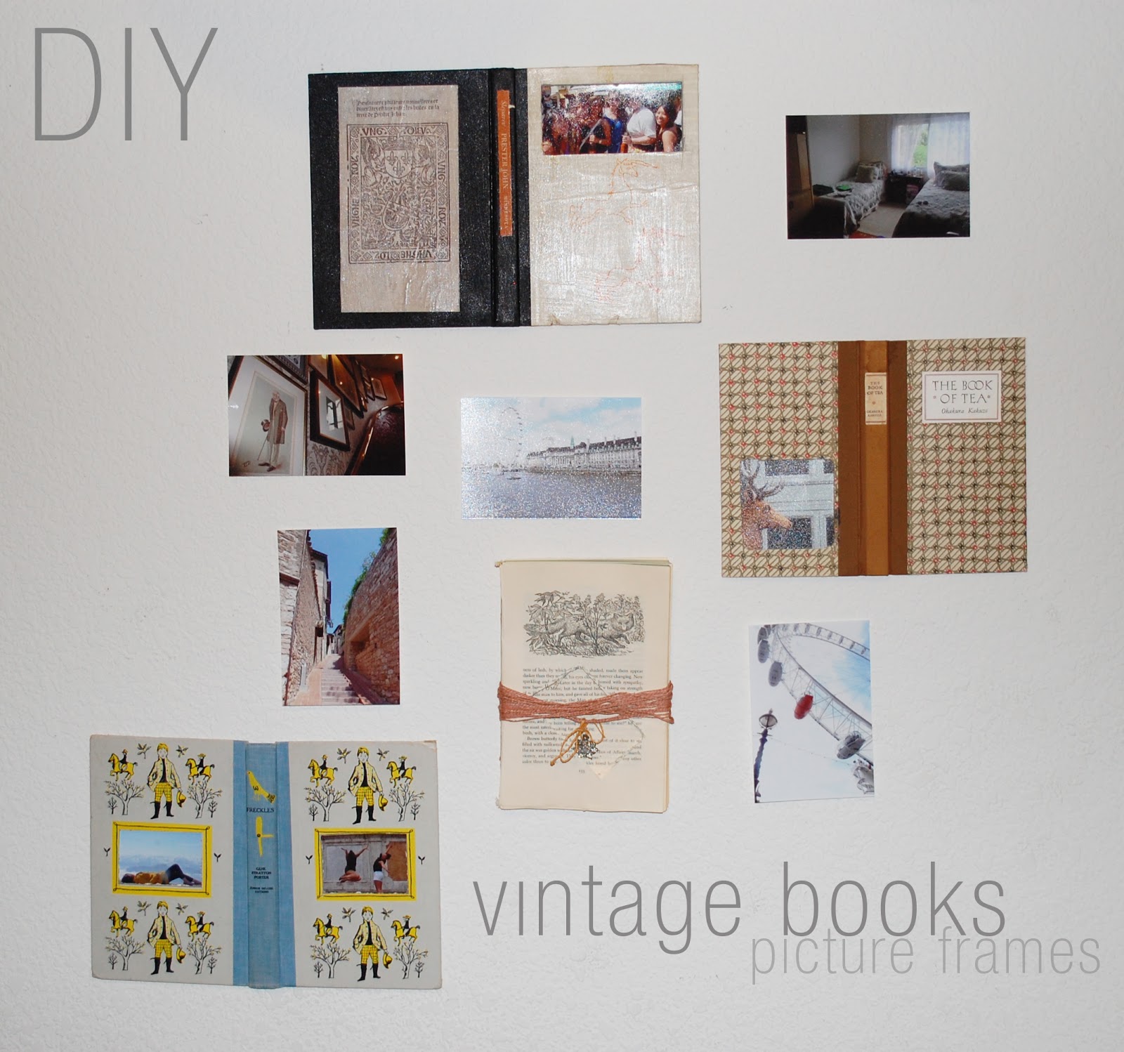 A Diamond Mind: DIY VINTAGE BOOK FRAMES