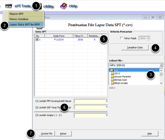 Cara Membuat file CSV SPT Tahunan PPH Badan Nihil | Karyagata Blog