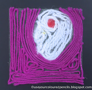 Use Your Coloured Pencils: Aboriginal Inspired Yarn Paintings