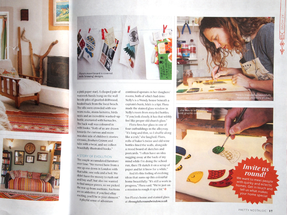 Through The Round Window: Pretty Nostalgic Magazine Feature