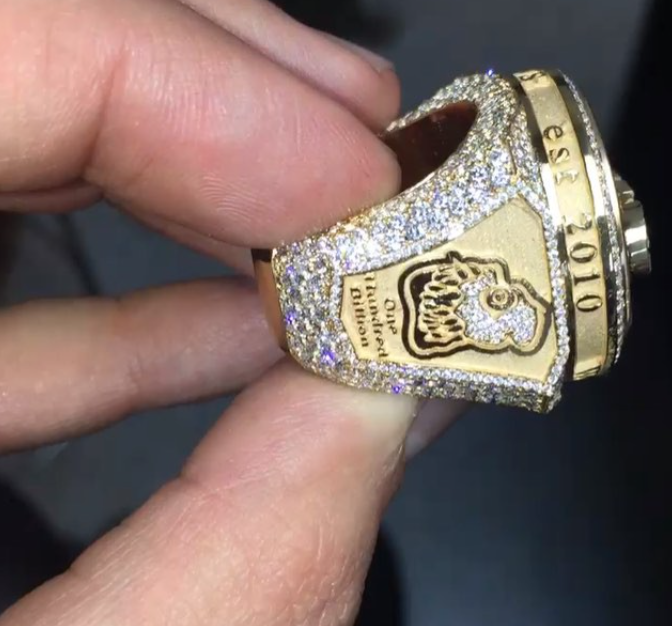 Chris Brown spends $100k on Championship rings