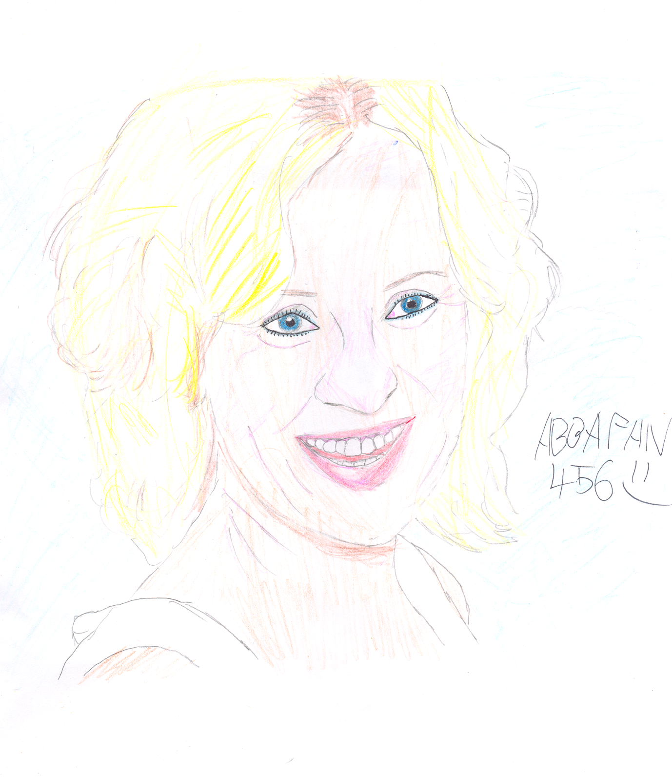 ABBAFan456's Blog: More Realistic ABBA Drawings