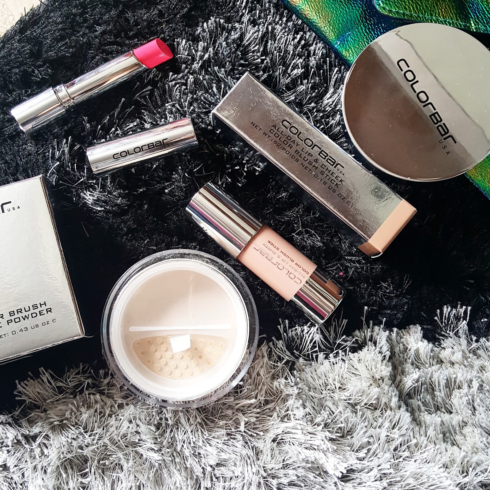 RIDZI MAKEUP: NEW COLORBAR FLAWLESS AIR BRUSH FINISH LOOSE POWDER & ALL ...