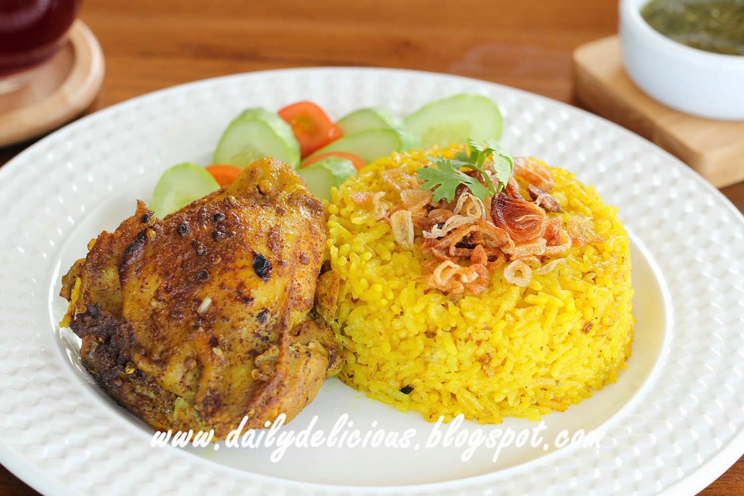 dailydelicious thai: Happy Cooking with LG SolarDom: ข้าวหมกไก่ ...