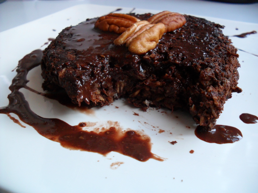 Avena horneada con chocolate y mantequilla de maní (Reese's style ...